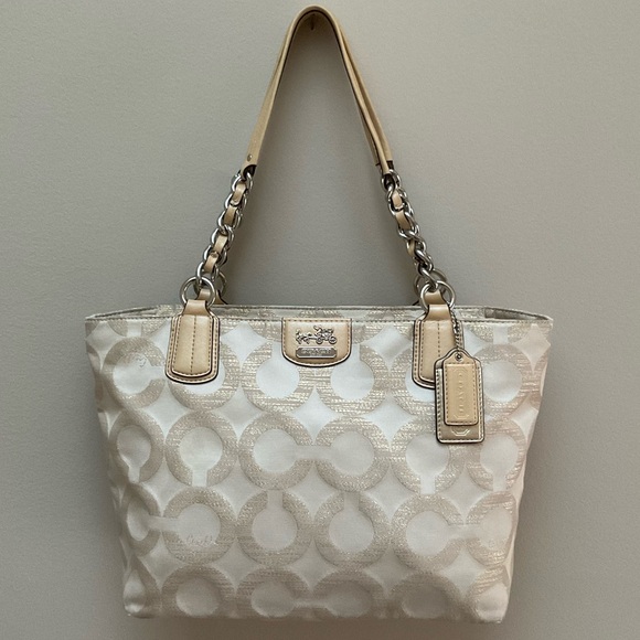 Coach | Bags | Coach Op Art Signature Tote Rare Colorway | Poshmark